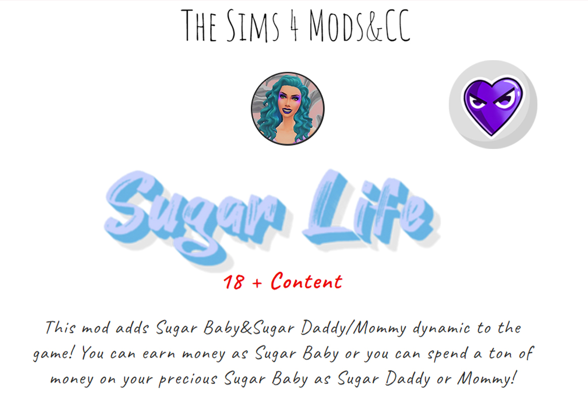 Sugar Life Mod - Sims 4 Wicked Mods