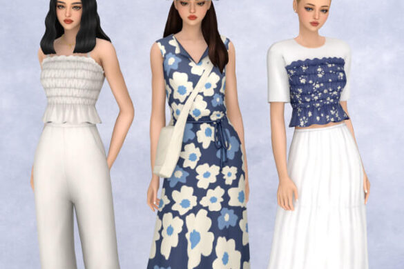 Nyla Hair twisted-cat - Sims 4 Wicked Mods