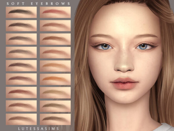 Soft Eyebrows - Sims 4 Wicked Mods