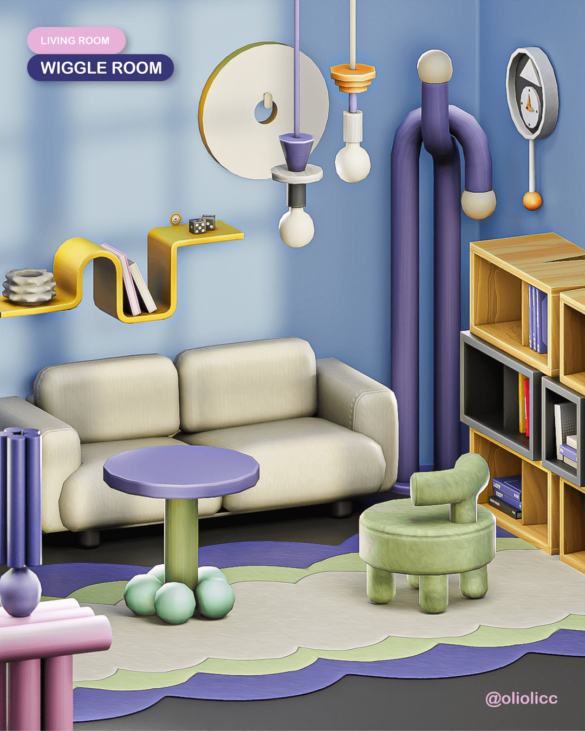 OLIOLI - Wiggle Room - Sims 4 Wicked Mods