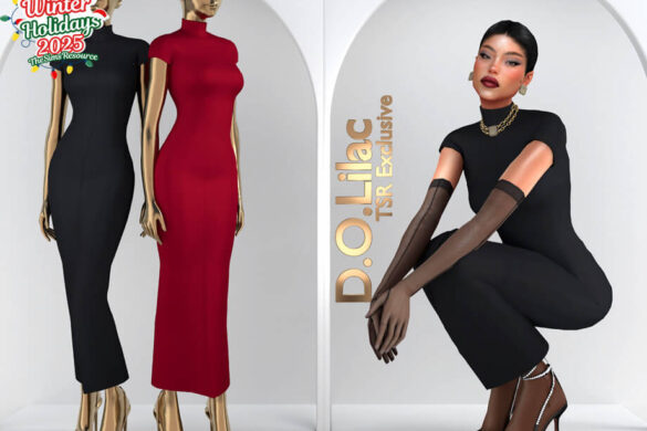 His Shirt Accessory - Scandalous Dare Collab - Sims 4 Wicked Mods